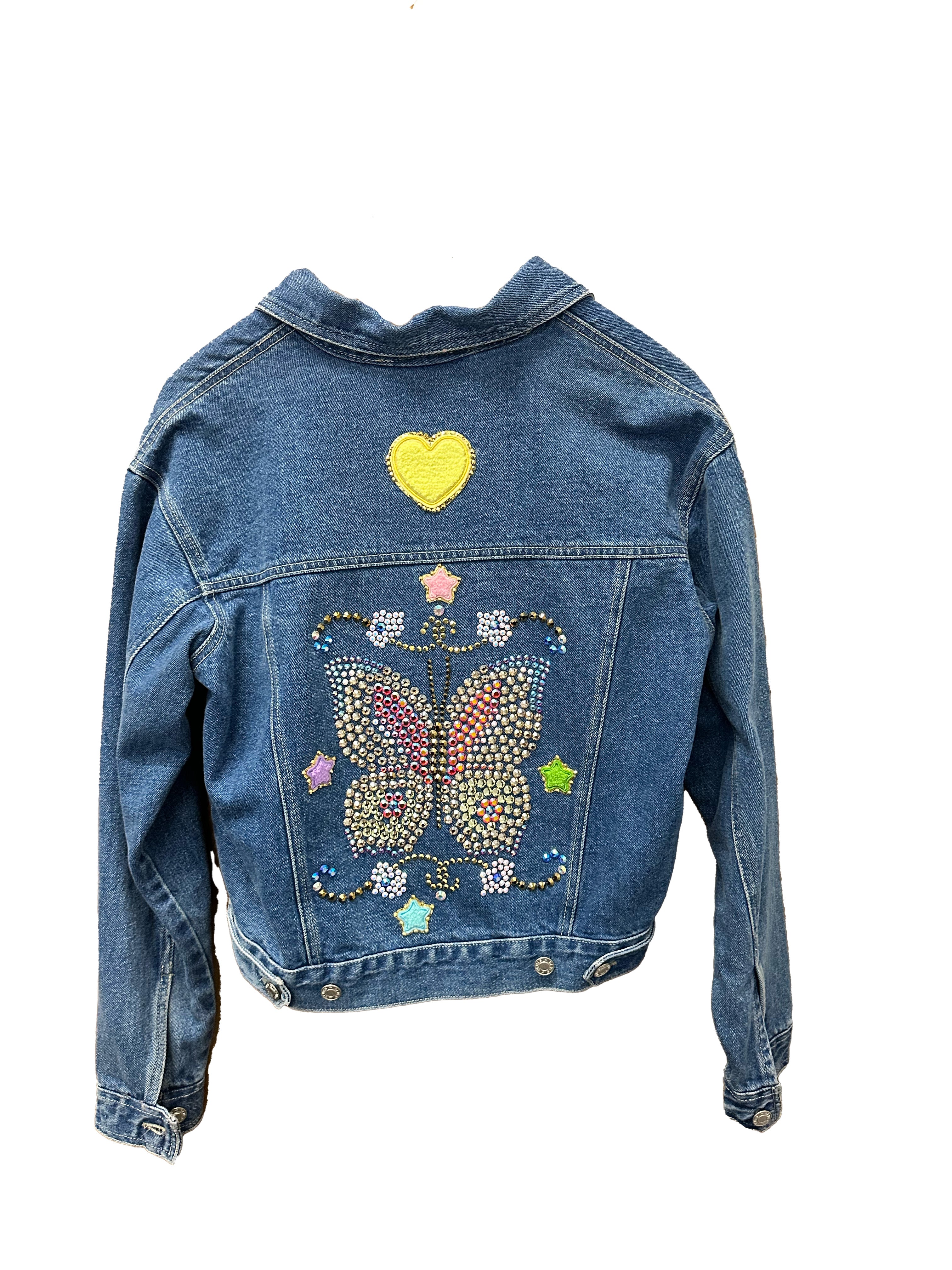 Butterfly Denim Jacket – Debbie Clemens